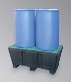 PE-Wanne PE-200-EP2, mit PE Gitterrost